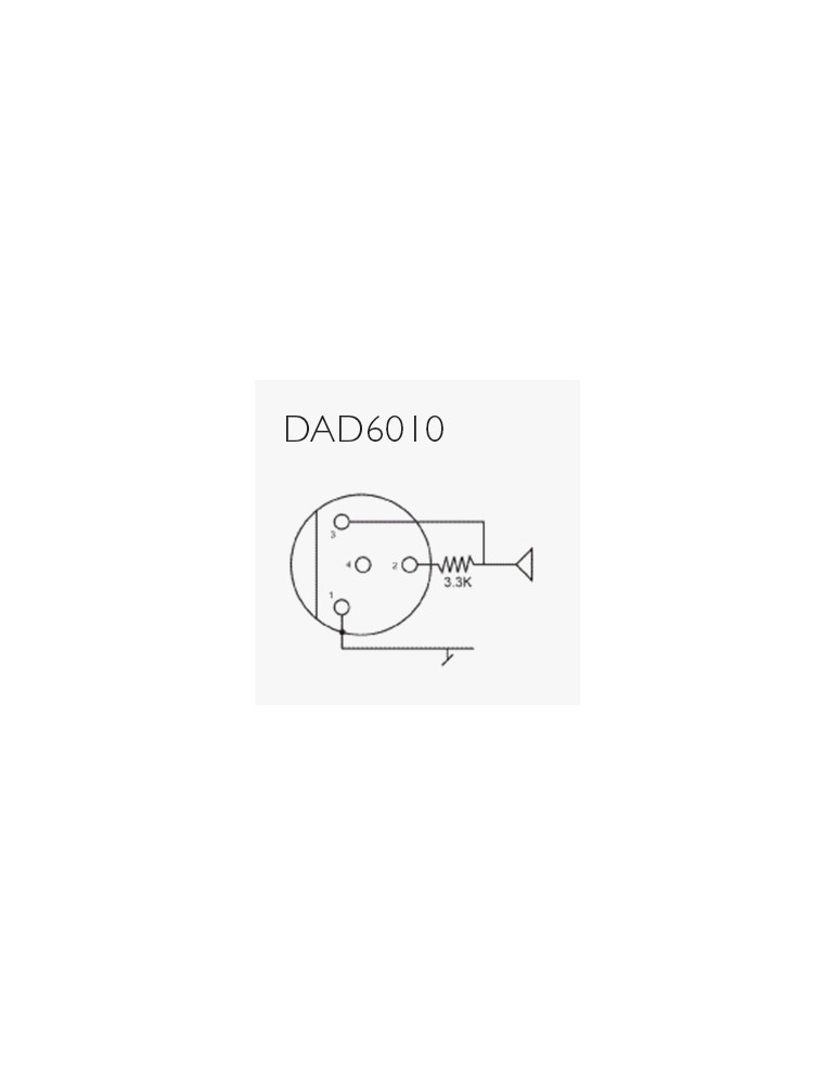 Adaptateur DPA microDot-TA4F (DAD6010)